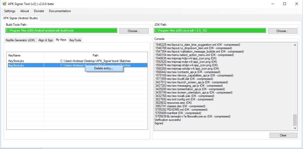 Android APK Signing Tool v2 (apksigner) | Shatter-Box