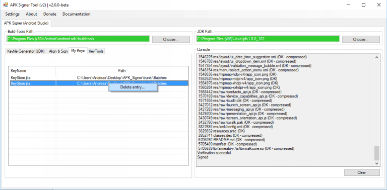 Android APK Signing Tool v2 (apksigner) | Shatter-Box